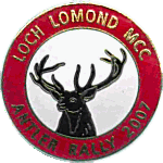 Antler motorcycle rally badge from Ted Trett